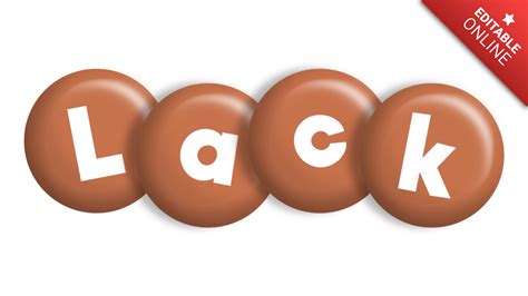Lack Text Effect Generator Textstudio