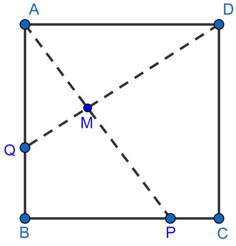 ABCD Is A Square A Is Joined To A Point P On BC And D Is KnowledgeBoat