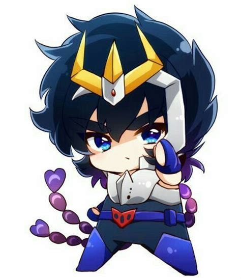 Pin De Francesca De Marchi En I Cavalieri Dello Zodiaco Chibi Saint