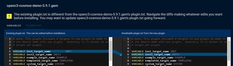 Plugin Upgrade Struggles With Whitespaces · Issue 760 · Openc3cosmos · Github