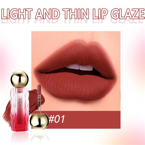 Omga Matte Lip Glaze Soft Long Lasting Makeup Effect Color Non Stick