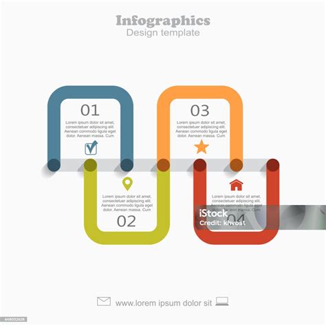Infographic 보고서 서식 파일 데이터에 대 한 장소입니다 벡터 일러스트입니다 0명에 대한 스톡 벡터 아트 및 기타 이미지 0명 4가지 개체 개체 그룹