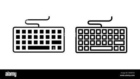 Keyboard Icon Set Keyboard Vector Symbol Stock Vector Image And Art Alamy