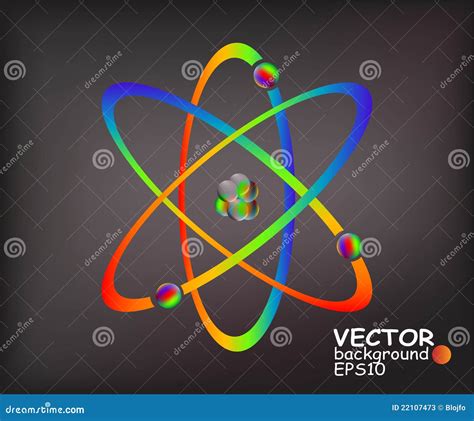 Colorful Atoms Stock Vector Illustration Of Elemental 22107473