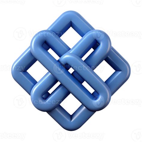 Majestic Acclaimed Interlocking Square Pattern Clean Lines Flat Color Crisp Edges With