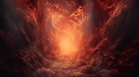 Premium Ai Image Infernal Gates Witness The Fiery Abyss With Intense