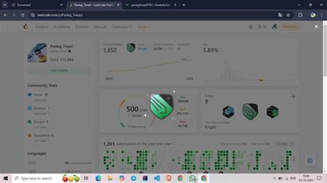 Pankaj Tiwari On Linkedin Leetcode Problemsolving Codingjourney