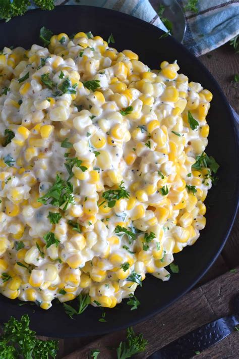 Stovetop Cream Cheese Corn Lord Byrons Kitchen