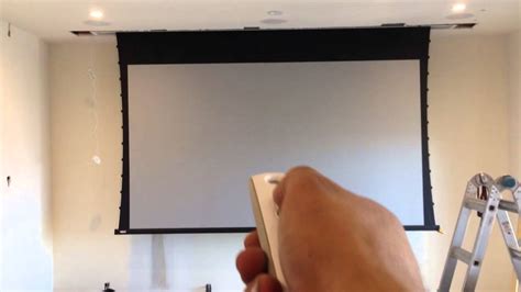 Install Ceiling Projector On Screen