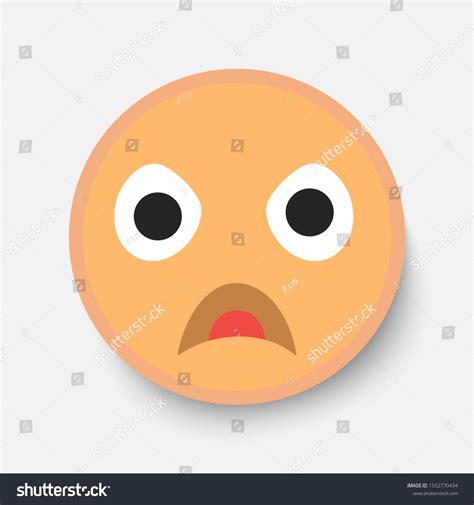 Emoji Face Illustration Icon Emotion Vector Stock Vector Royalty Free Shutterstock