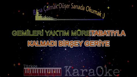 Gemileri Yaktım Karaoke Uygar Doğanay YouTube