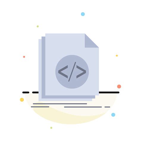 Code Coding File Programming Script Flat Color Icon Vector 14028668 Vector Art At Vecteezy