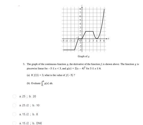 Solved 8 7 6 5 4 3 2 1 19 3 4 5 6 Graph Of G 3 The Graph Chegg