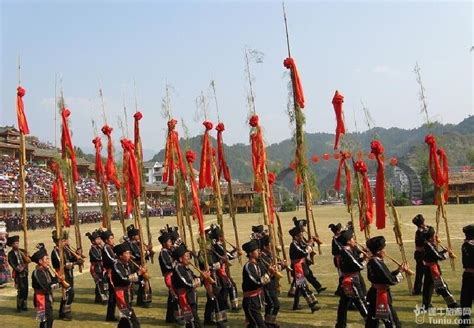 雷山芦笙舞芦笙舞苗族芦笙舞大山谷图库
