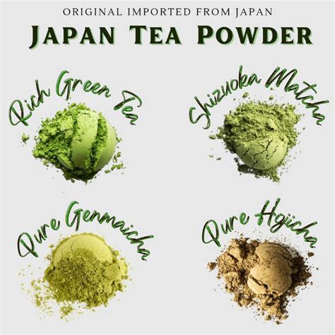 现货 Japan Rich Green Tea Powder Shizuoka Matcha Powder Hojicha