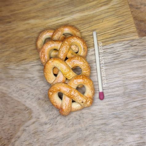 Miniature Pretzels Dollhouse Etsy