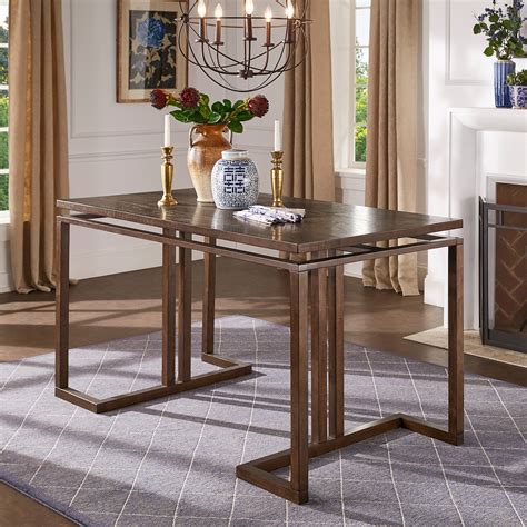 Lark Manor Linnea Counter Height 36 Dining Table Wayfair Canada