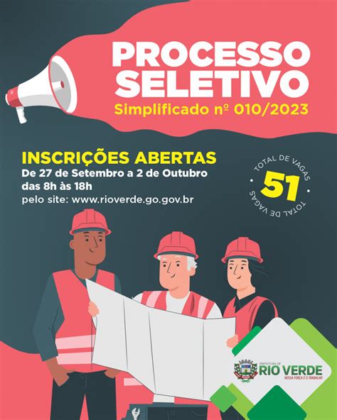Inscrições abertas para o Processo Seletivo Simplificado nº Prefeitura Municipal de
