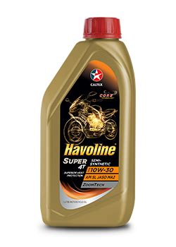 Havoline Super 4T Semi Synthetic SAE 10W 30 Caltex Indonesia