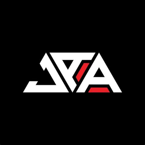 Premium Vector Jaa Triangle Letter Logo Design With Triangle Shape