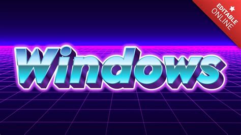 Windows Word Art Graphic Text Effect Generator