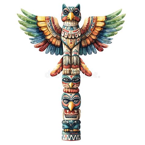 Animal Totem Pole Eagle