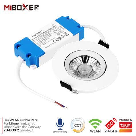 Led Einbaustrahler Cct Zigbee 3 0 6w Miboxer Dw2 06a Zb Alu Profile Led De Aluminium