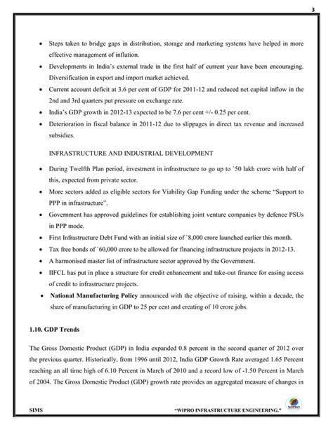 WIPRO PROJECT FILE PDF Business Accounting Finance Business