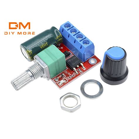 DIYMORE 5V 35V 5A 20khz LED PWM DC Motor Controller Speed Regulation Dimmer Shopee Malaysia