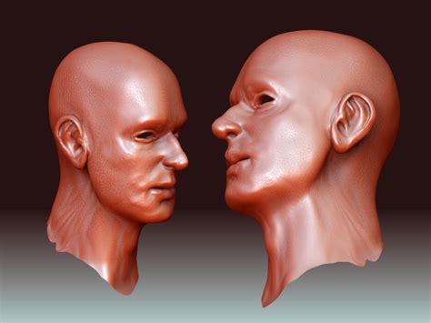 first head made from scratch - ZBrushCentral