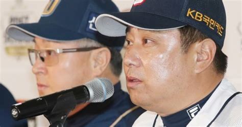 Po 미디어데이 3번째 사제 대결 김경문 김태형 올해는 어떤 감정일까