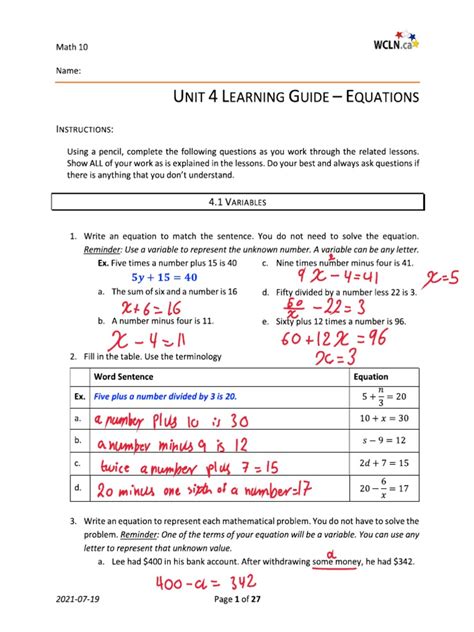 Unit 4 Learning Guide Pdf