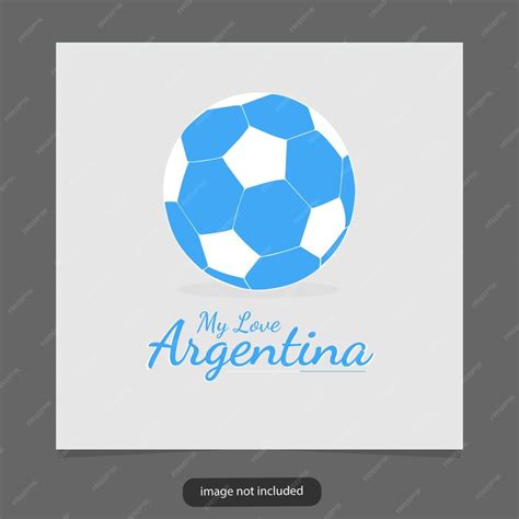 My Love Argentina Fifa World Cup 2022 Post Op Sociale Media Premium