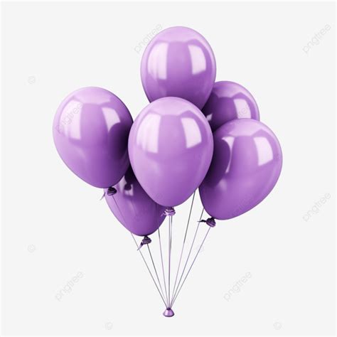 보라색 풍선 3d 렌더링 풍선 기념일 생일 Png 일러스트 및 이미지 에 대한 무료 다운로드 Pngtree