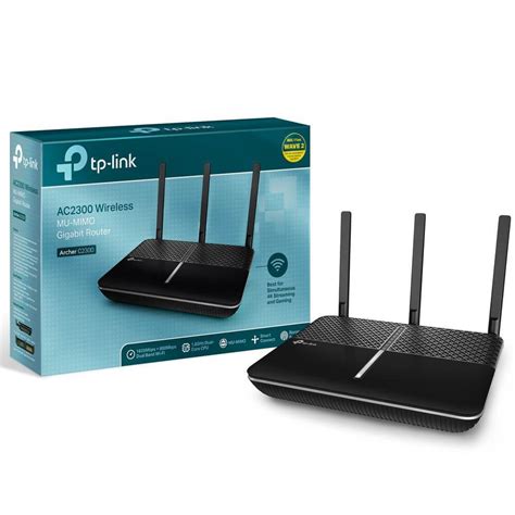 Customer Reviews TP Link Archer AC2300 Dual Band Wi Fi 5 Router Black ARCHER C2300 Best Buy