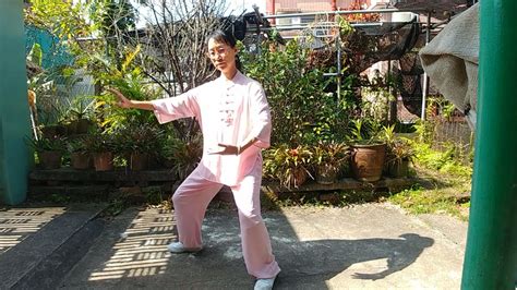 楊氏太極拳（十三勢拳） 起勢、攬雀尾、單鞭 Youtube