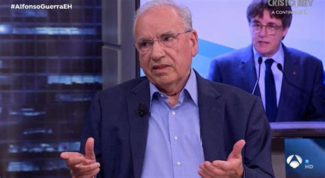 Ana Morgade Responde A Alfonso Guerra Por Esto En El Hormiguero No