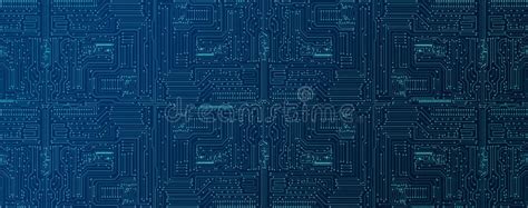 A Circuit Board Background Featuring High Tech Circuitry And Computer