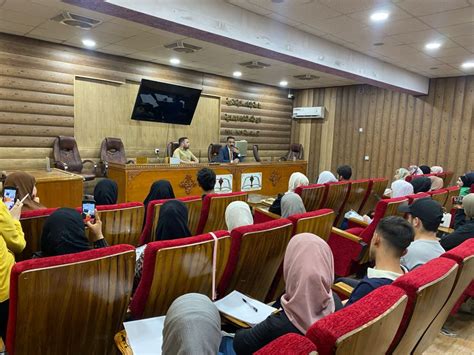 وحدة حقوق الانسان في كليتنا تقيم دورة بعنوان المخدرات في القانون