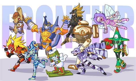 Agnimon Arbormon Blitzmon Chackmon Fairimon Grottemon Louwemon Mercuremon Ranamon