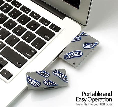 コンドーム型のUSBメモリならデータを守ってくれるかもUSB CONDOM FLASH DRIVE インターネットコム