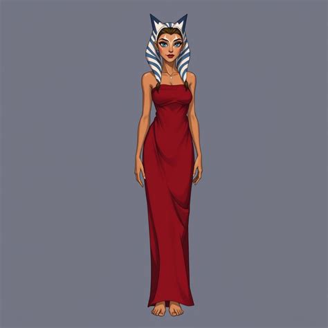 Ahsoka Tano Red Nightgown 2 By Alman123 On Deviantart