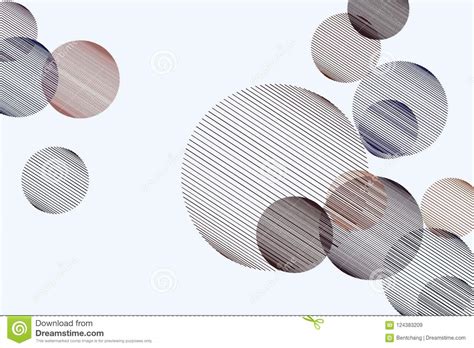 Shape Of Messy Random Line Circles Abstract Geometric Background Pattern Art Lines Style