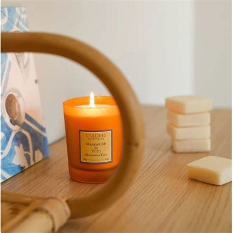 Bougie Parfumée 180 G Mandarine And Yuzu Collines De Provence Ambiance