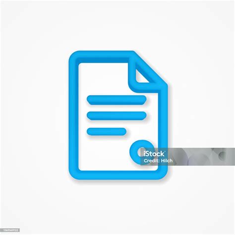 Contratto Documento Foglio Di Carta Con Timbro Icona Realistica
