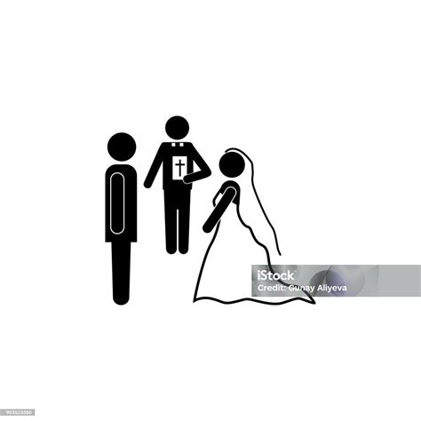 신랑 신부 아이콘 서 연인 아이콘입니다 결혼식 요소 아이콘입니다 프리미엄 품질 그래픽 디자인입니다 표지판 기호 컬렉션 아이콘 웹