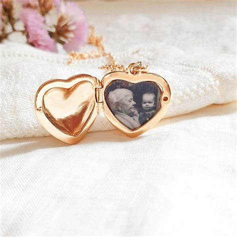 Pendentif Cœur Photo Personnalisé Bijou Or Ou Argent
