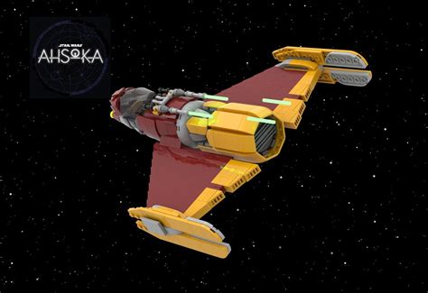 Lego Moc Sw Ahsoka Shin Hatis Starfighter Moc Minifig Scale By