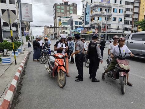 ချမ်းအေးသာစံမြို့နယ်အတွင်း လိုင်စင်မဲ့မော်တော်ယာဉ်များအား စစ်ဆေးဆောင်ရွက် Information And