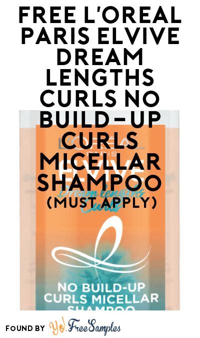 Free Loreal Paris Elvive Dream Lengths Curls No Build Up Curls